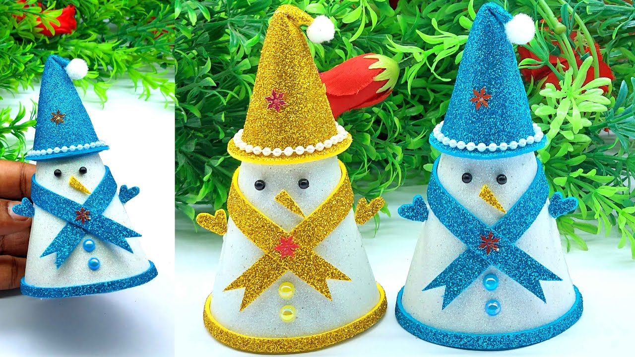 DIY Santa Claus Tree Topper 🎅 | Easy Christmas Tree Topper Ideas at ...
