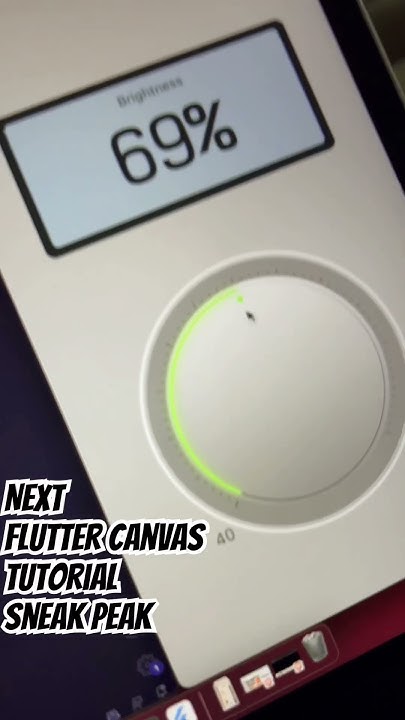 #flutter #canvas #tutorials what do you think of this knob control? - YouTube