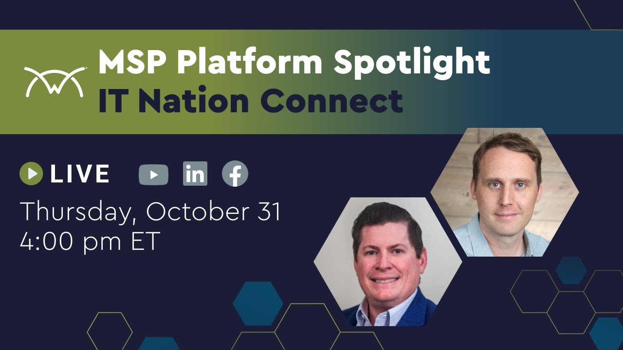 MSP Platform Spotlight | IT Nation Connect - YouTube