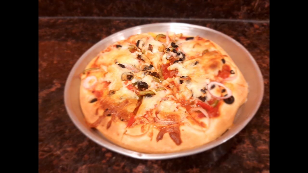 how to make Easy simple pizza homemade/Monina's kitchen - YouTube