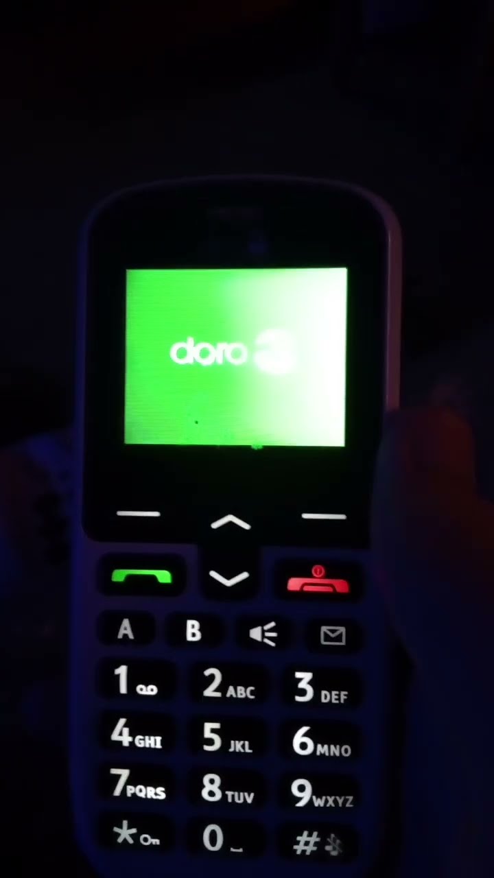 Doro PhoneEasy 508 Battery Low - YouTube