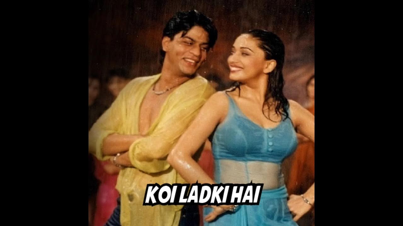 koi ladki hai jab vo hansti hai🥀 Dil to pagal hai🥀Madhuri Dixit Shahrukh Khan🥀Lata Udit#music# ...
