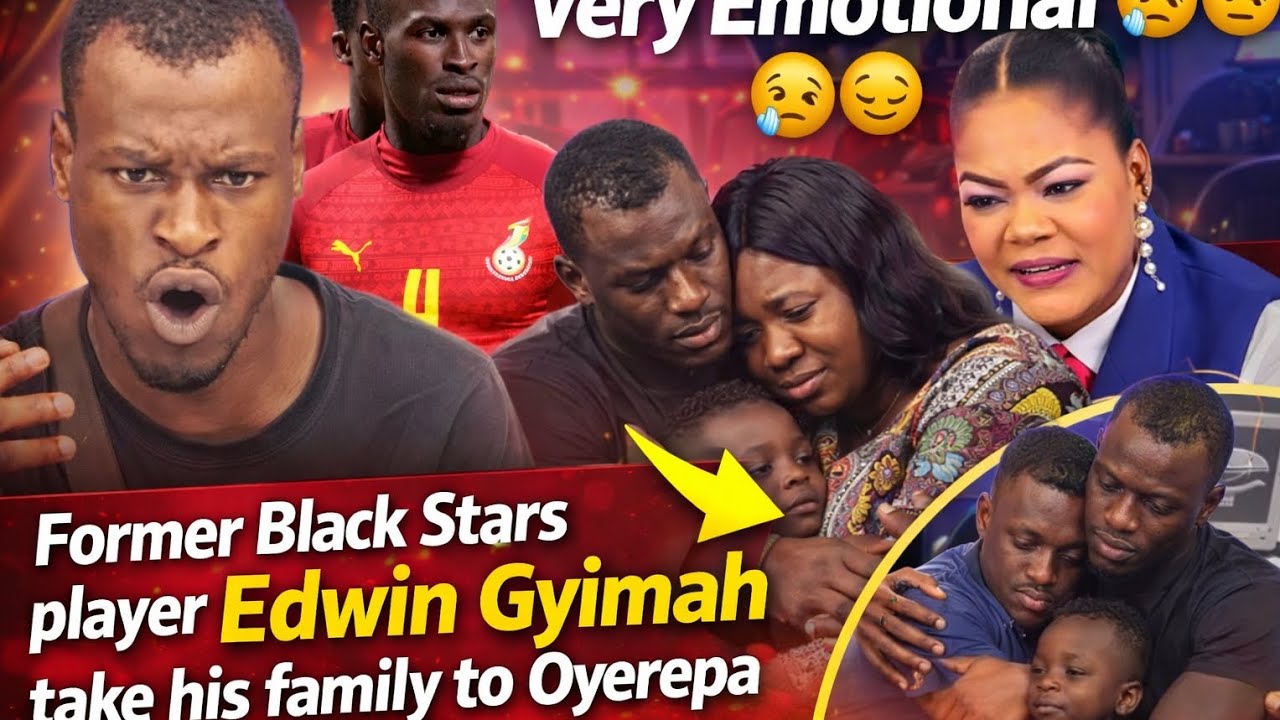 Very Emotional 😢 😪Former Black Stars player Edwin Gyimah takes his ...