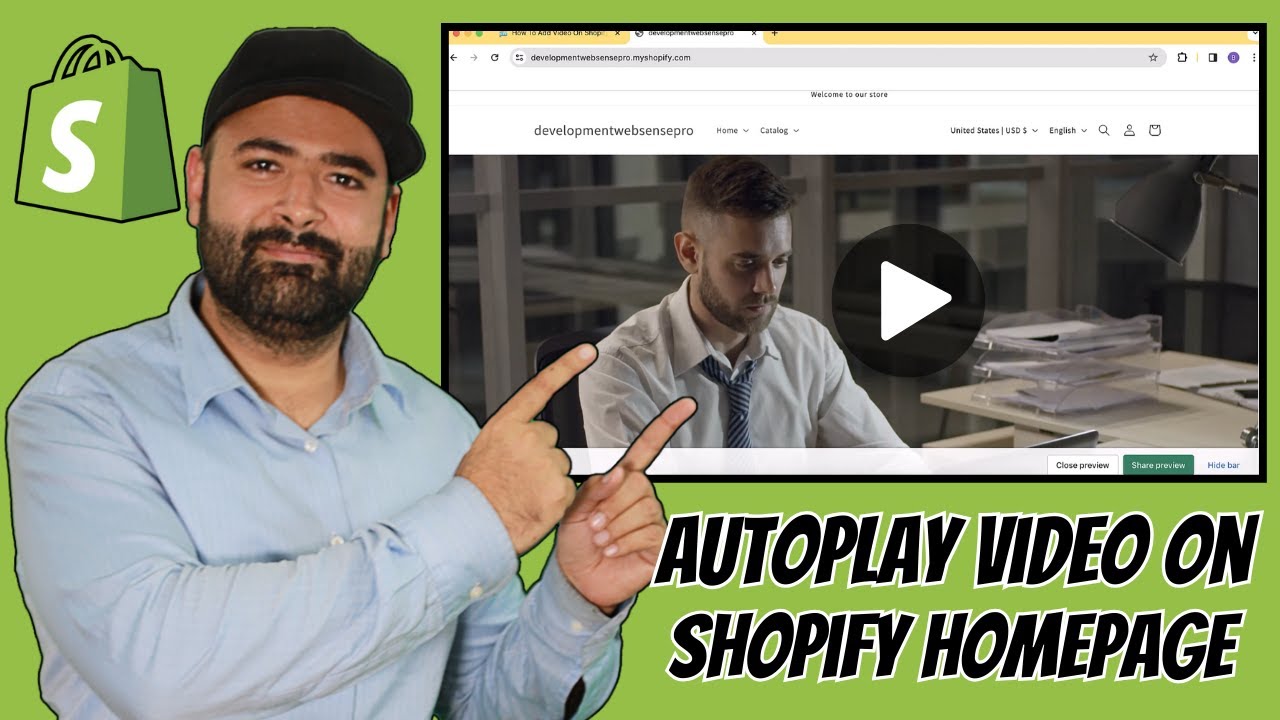 How To Add Video On Shopify Homepage With Autoplay - 2026 - YouTube