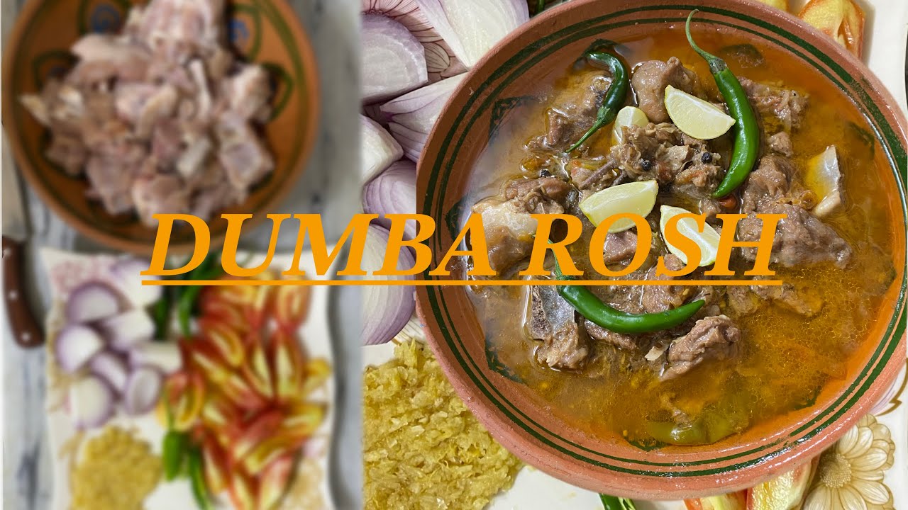 DUMBA ROSH AMAZING RECIPE 👌🤤#mutton #desifood - YouTube