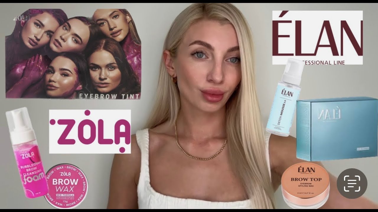 Стартовый набор бровиста | Оформление рабочего места бровиста | Продукция Zola & Elan - YouTube