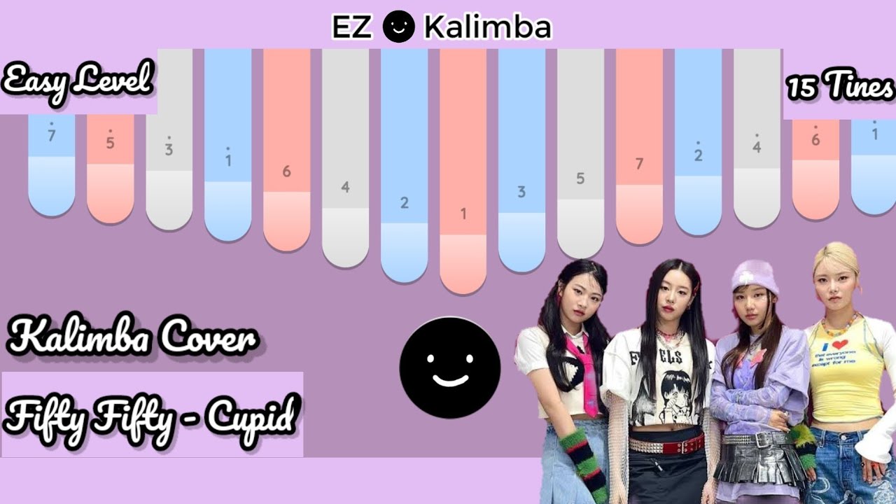 Fifty Fifty - Cupid Easy Kalimba Cover With Tabs - YouTube