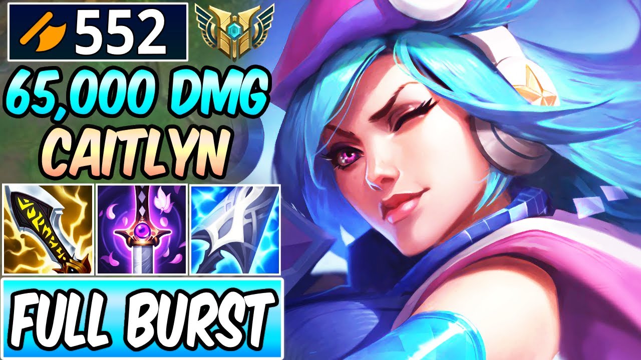 552 AD FULL BURST CAITLYN FIRST STRIKE MURAMANA | New Build & Runes ...