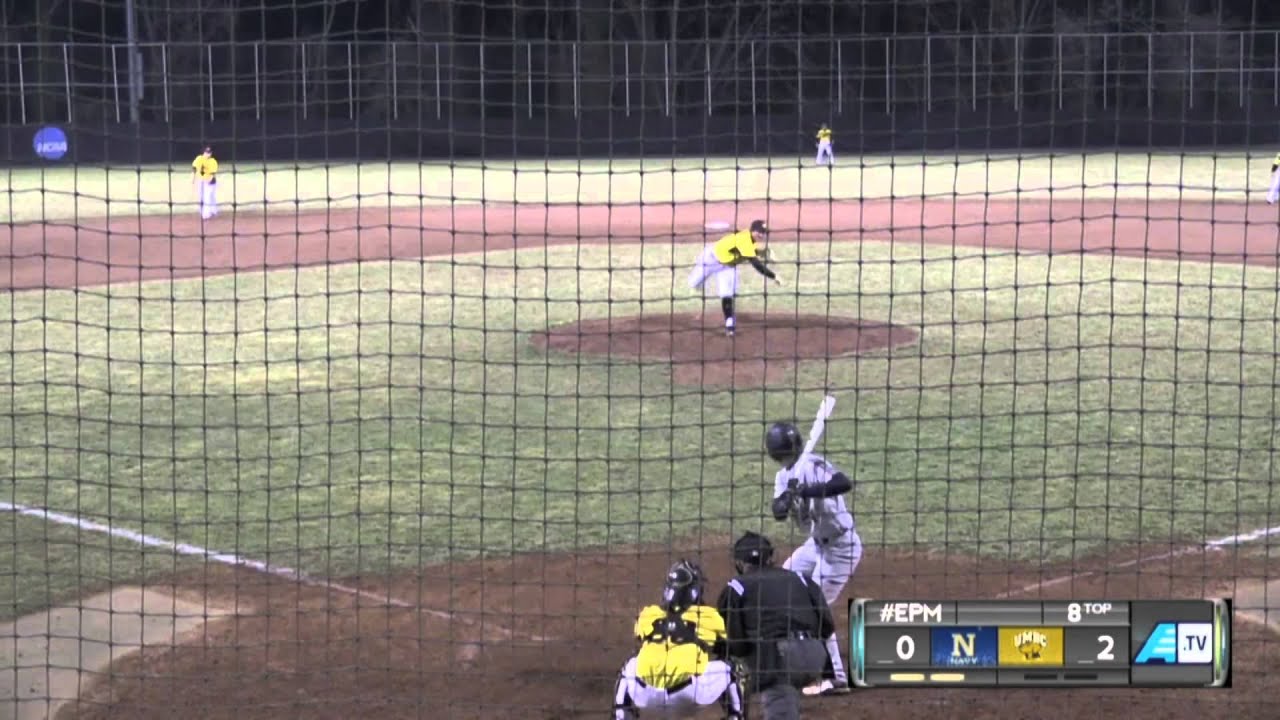 UMBC Baseball vs Navy Highlights 3/25/14 - YouTube