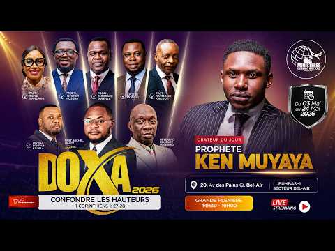 🔥 PROPHÈTE KEN MUYAYA | UNE PUISSANTE DÉMONSTRATION DE LA GLOIRE DE DIEU À DOXA 2026 🔥