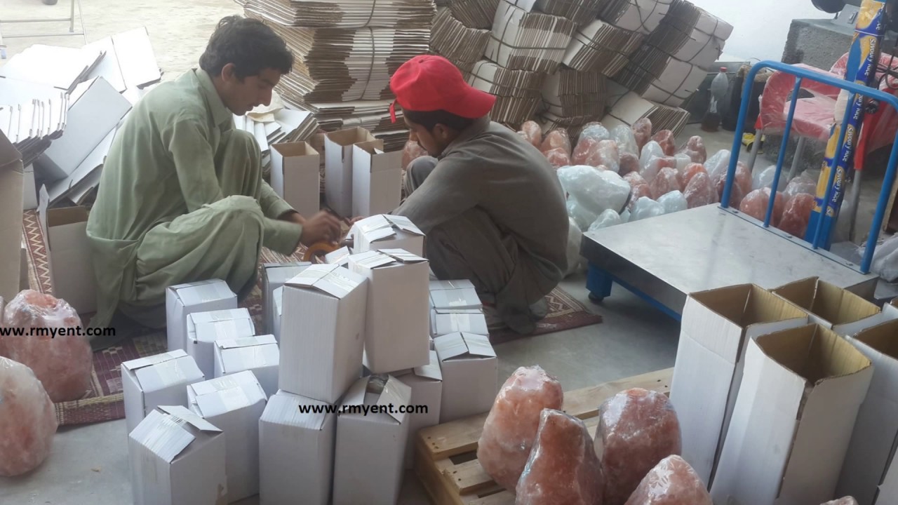 RMY SALT FACTORY WAH CANTT ISLAMABAD PAKISTAN SALT LAMPS, WITH PACKING ...