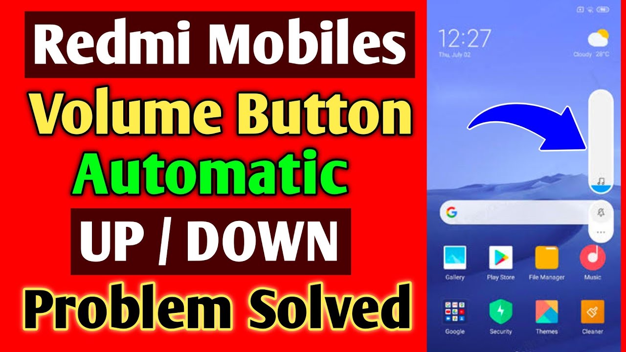 All Redmi Mobiles Automatic Volume UP/DOWN Problem Solved | Redmi ...