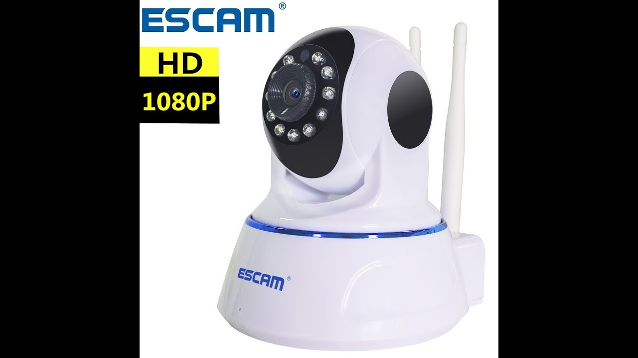 ESCAM QF003 HD IP CAMERA PTZ WIFI CAM - YouTube