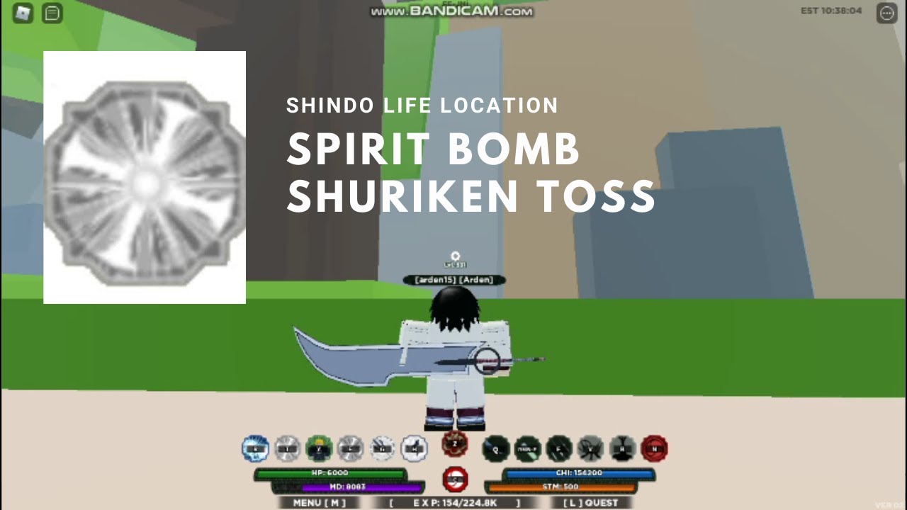 Shindo Life - Spirit Bomb-Shuriken Toss Location! - YouTube