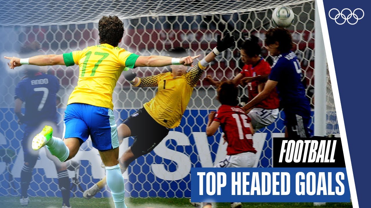 What a header! 🤯 Top headed goals scored at Olympic Games! ⚽️ - YouTube