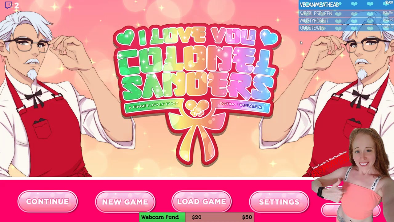 I Love You, Colonel Sanders! A Finger Lickin' Good Dating Sim - YouTube
