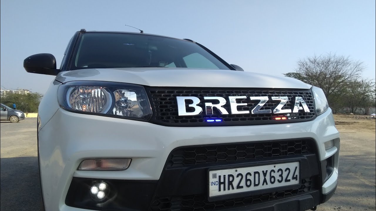 maruti suzuki vitara brezza modified exterior look with details - YouTube