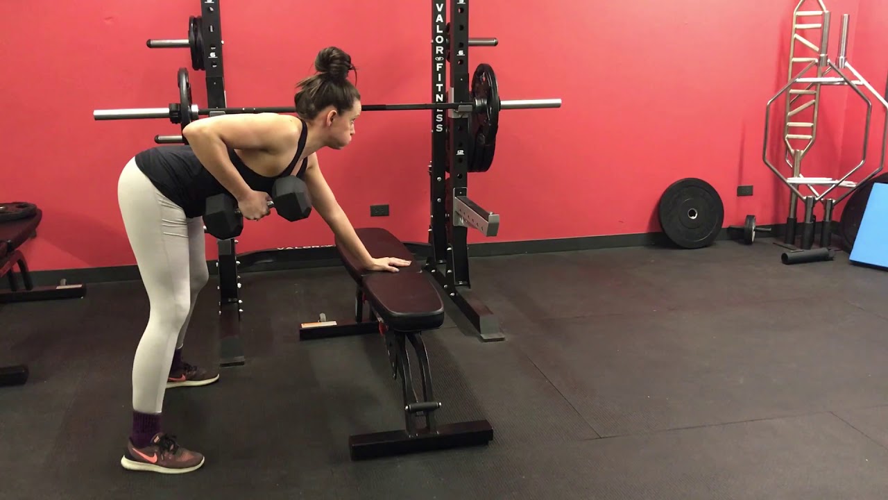 Dumbbell 3 Point Row - YouTube