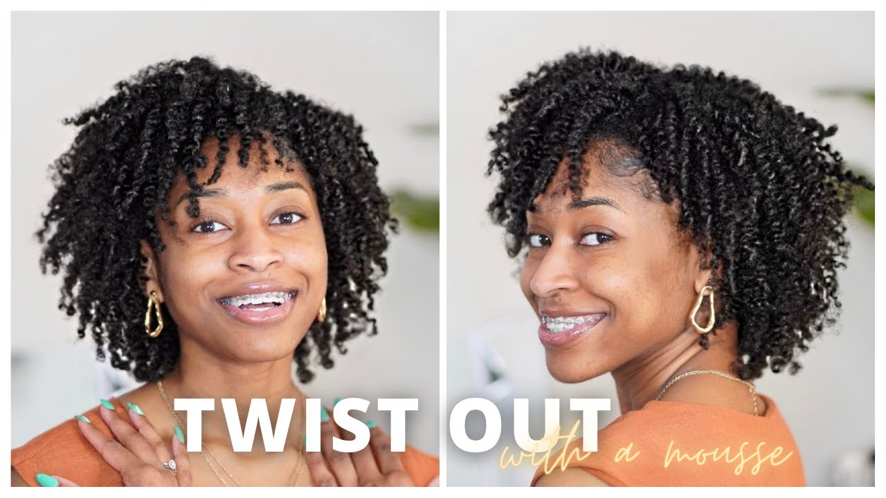 My BEST Twist Out with a Mousse/Texture Foam That LASTS a Week! - YouTube