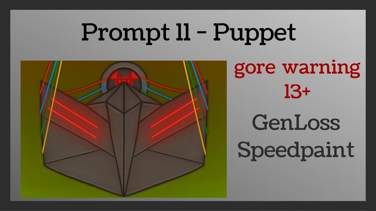 [GORE] Goretober Day 11 - Puppet [Generation Loss SpeedPaint] - YouTube
