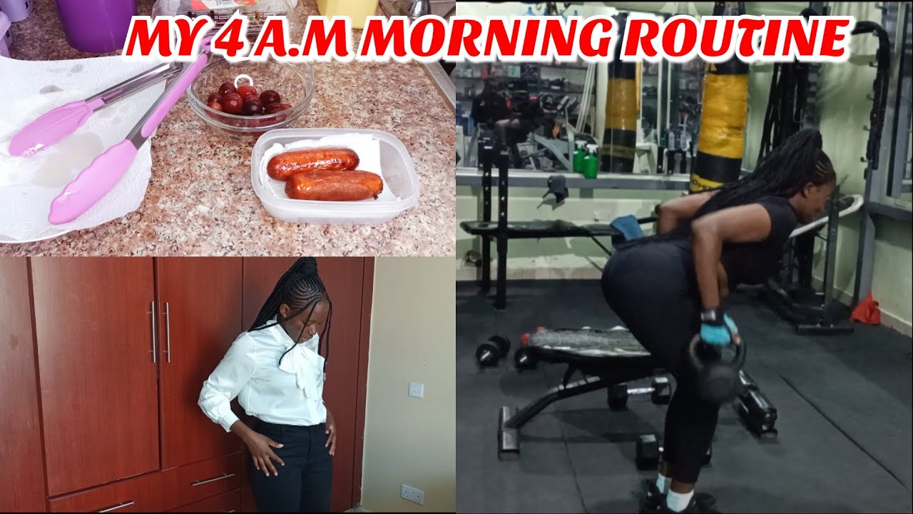 MY 4 A.M MORNING ROUTINE//PRODUCTIVE MORNING ROUTINE//HEALTHY HABITS ...
