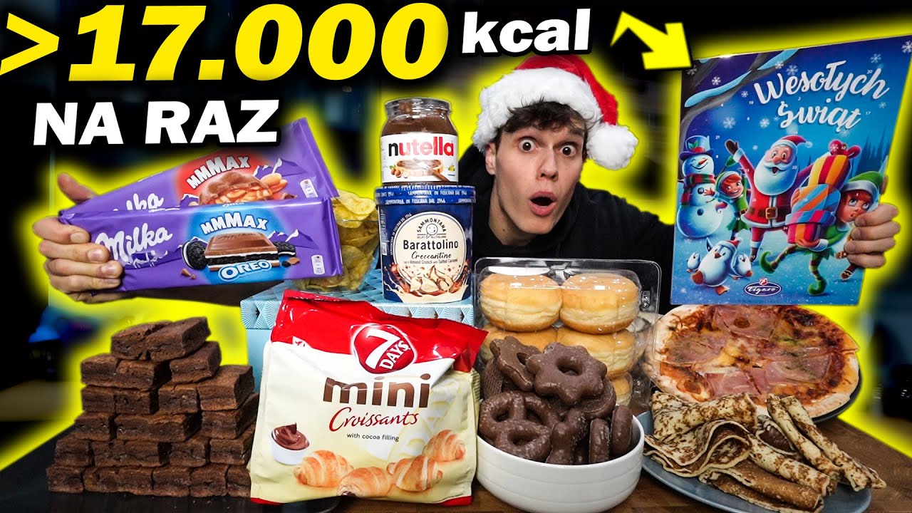 Jem 17.000 KCAL NA RAZ! NAJWIĘKSZE WYZWANIE ROKU! Finał dailyvlog - YouTube
