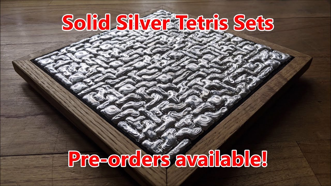 Solid Silver Tetris Sets are Available to Pre-Order NOW - Many ...