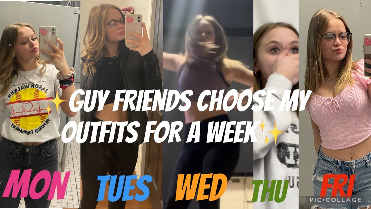 My Guy Friends Choose My Outfits For A Week||🫣🤍 - YouTube