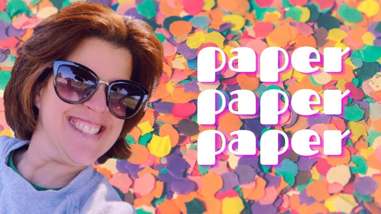 Are you a Patterned Paper HOARDER? How to use it up - YouTube