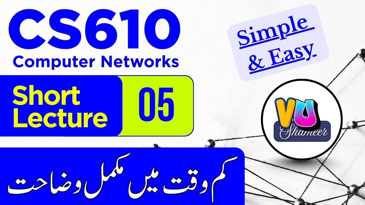 CS610 Short Lecture 05 | Computer Networks | Byte Stuffing & Shift ...