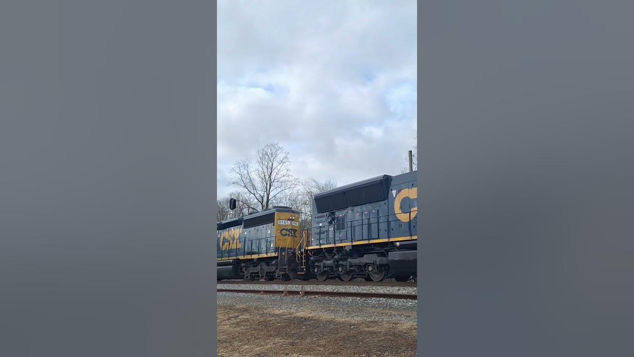 Fresh CSX Flared Mac Trailing at Perryville, MD!! - YouTube