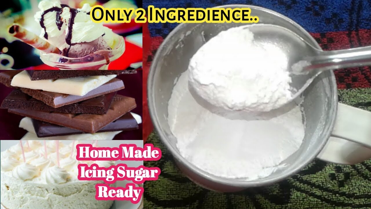 How to make Icing Sugar at home - YouTube