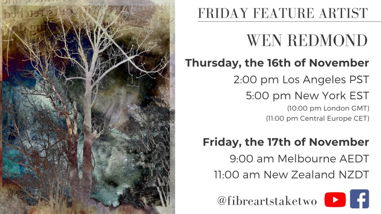 Friday Feature Artist - Wen Redmond - YouTube
