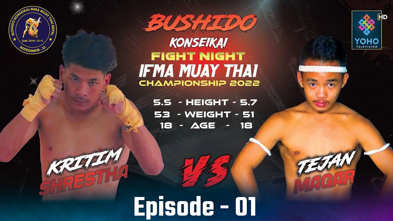 Bushido Konseikal Fight Night IFMA MUAY THAI Championship 2022 | Kritim ...