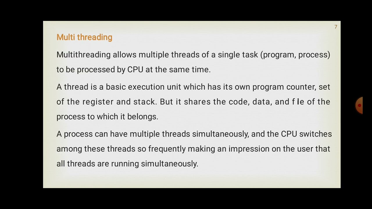 MULTITHREADING - YouTube