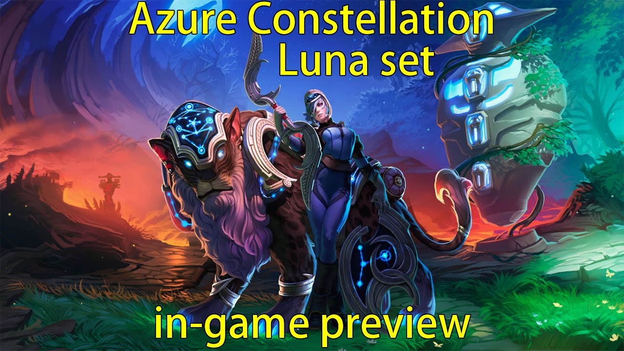 Dota 2 Azure Constellation - Luna set preview - YouTube