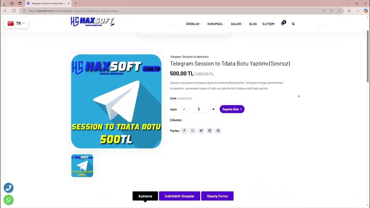 TELEGRAM SESSION TO TDATA CONVERTER BOTU YAZILIMI - YouTube
