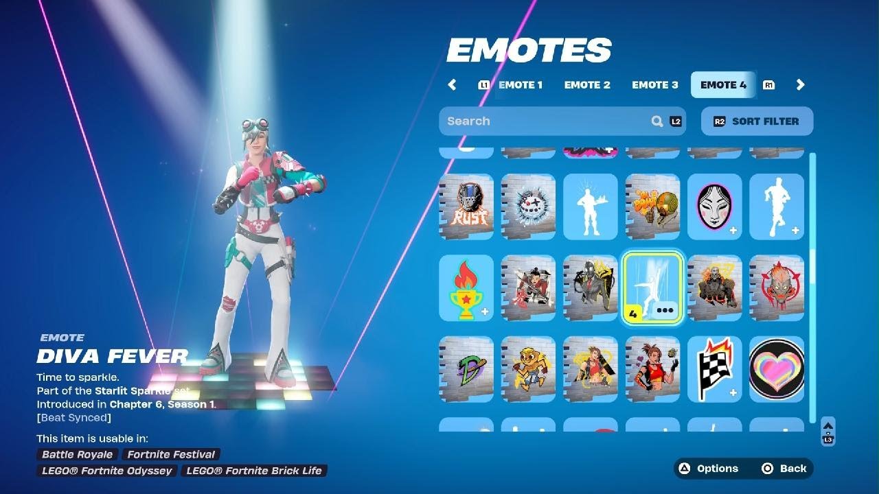 Fortnite diva fever emote - YouTube