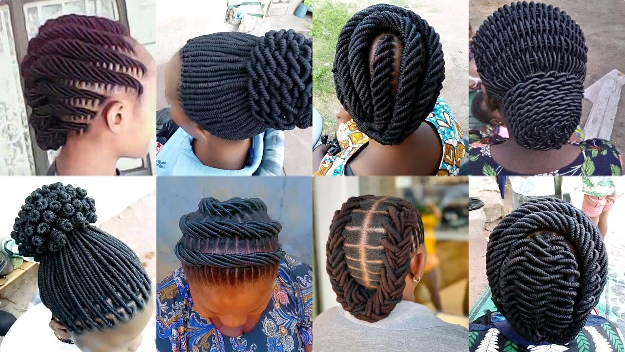 African Thread and Wool Hairstyles Ideas @fashionstyle1 - YouTube