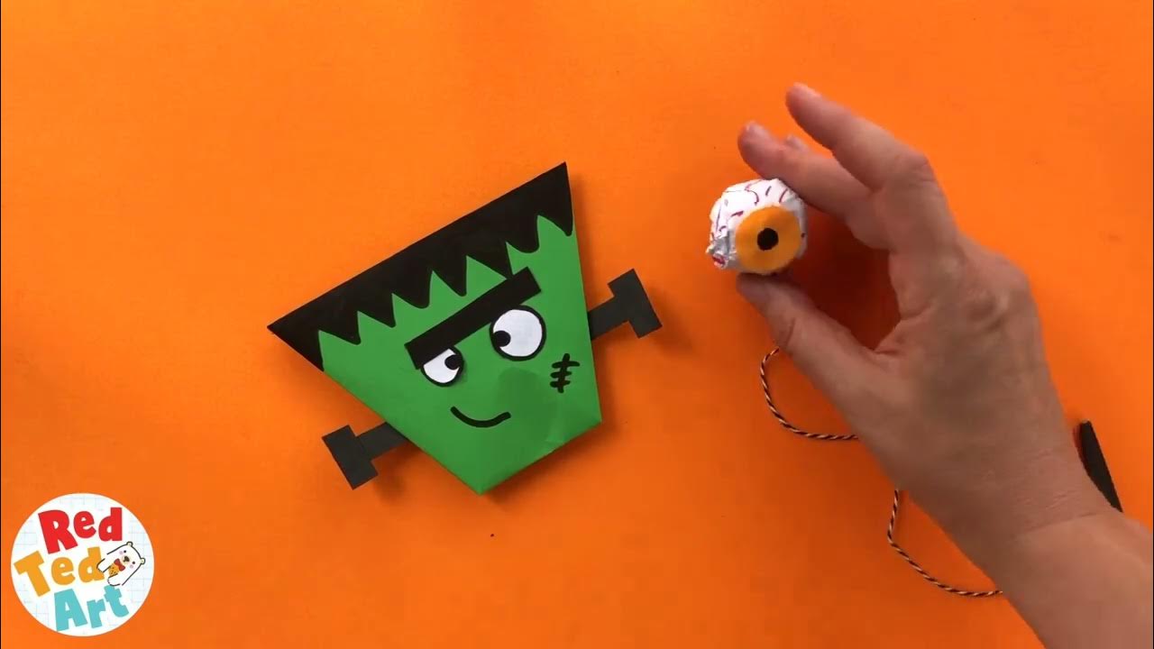 Halloween Origami Cup & Ball Game - YouTube