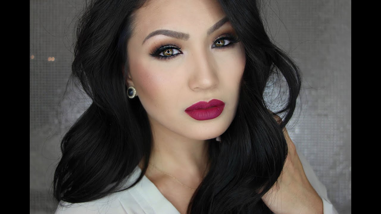 Berry Me | Bronze Eyes & Berry Lips Tutorial - YouTube