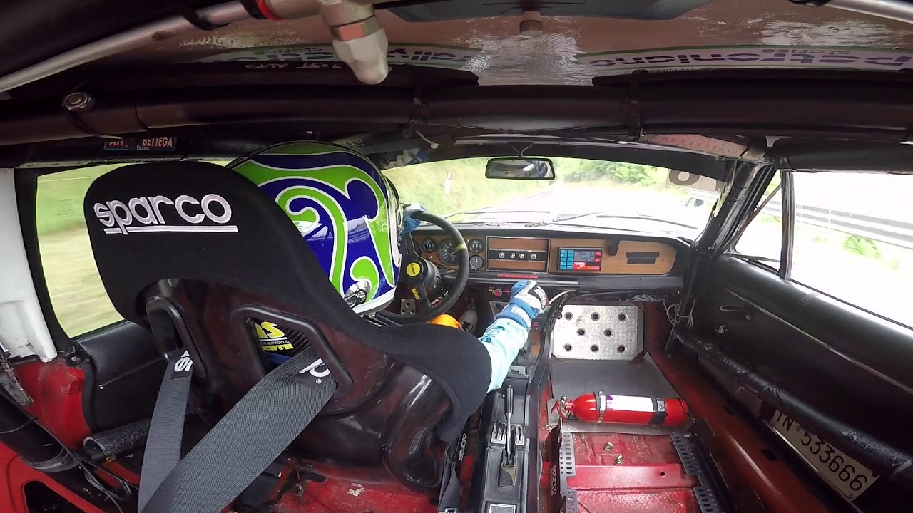 Camera car Bologna-Raticosa 2019, Gara 2: Enrico Rondinelli Fiat 124 ...