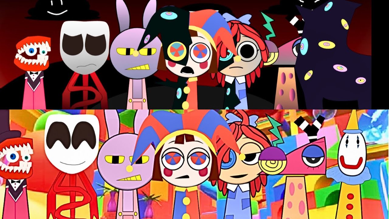 Incredibox Sprunki - Sprunki The Amazing Digital Circus (Normal and ...