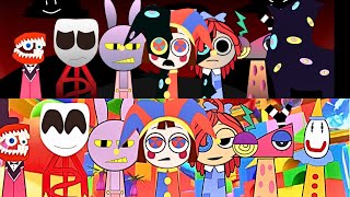 Incredibox Sprunki The Amazing Digital Circus Normal Vs Horror Versions ...