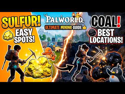Where To Find Coal and Sulfur in Palworld