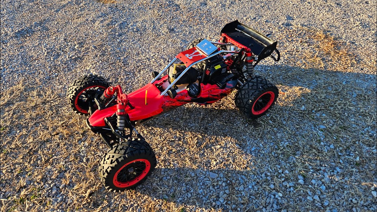 Rovan RV450A Baja 5B Break In - YouTube