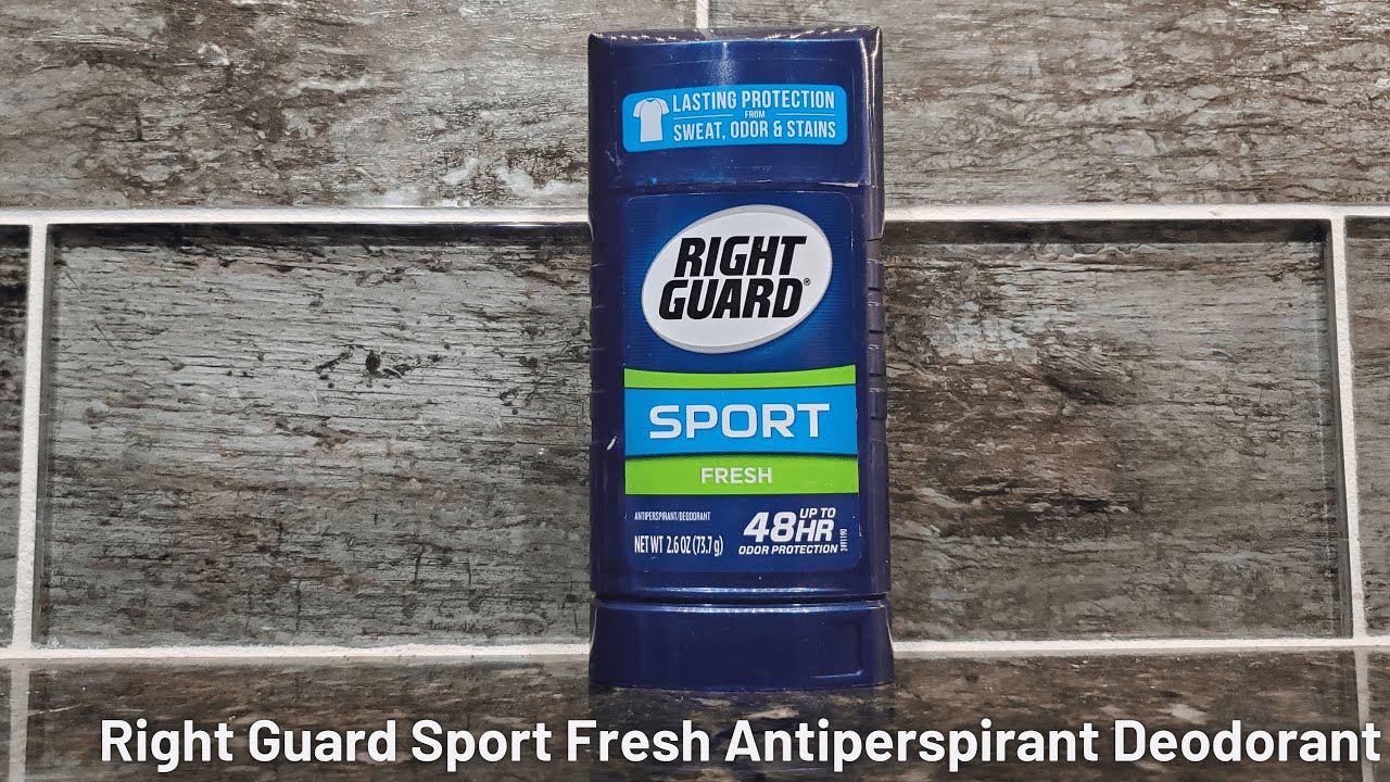 In Hand Review of Right Guard Sport Invisible Solid, Fresh - YouTube