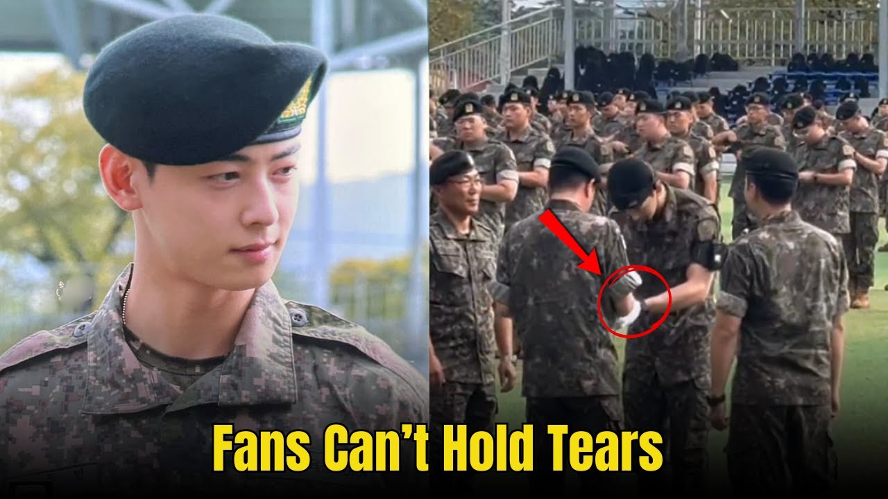 Commander Cha Eun Woo? Fans Emotional at His Military Graduation - YouTube