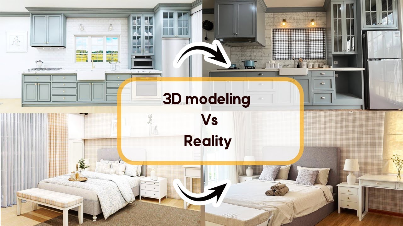 3D modeling Vs Reality/ Timeless design/Home Making - YouTube