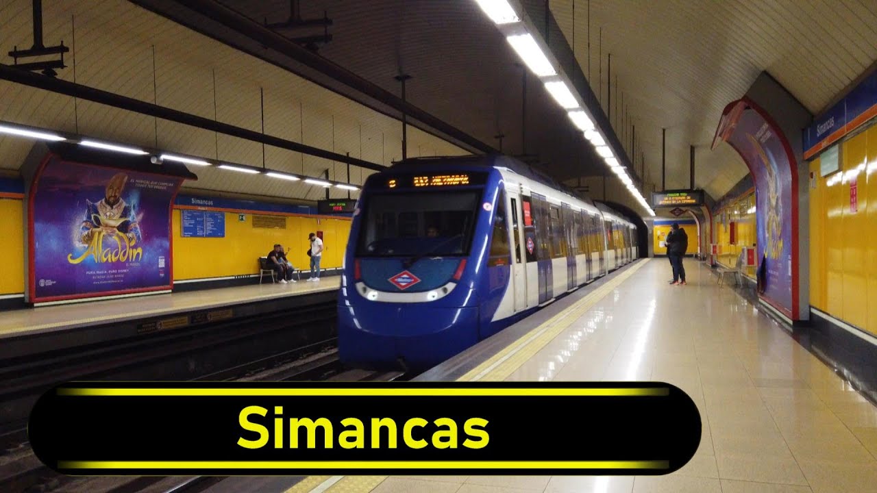 Metro Station Simancas - Madrid 🇪🇸 - Walkthrough 🚶 - YouTube